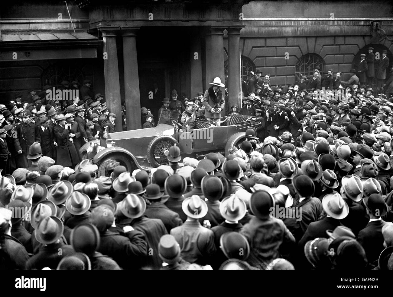 Major Movie Stars - Tom Mix - London - 1925 Stock Photo - Alamy