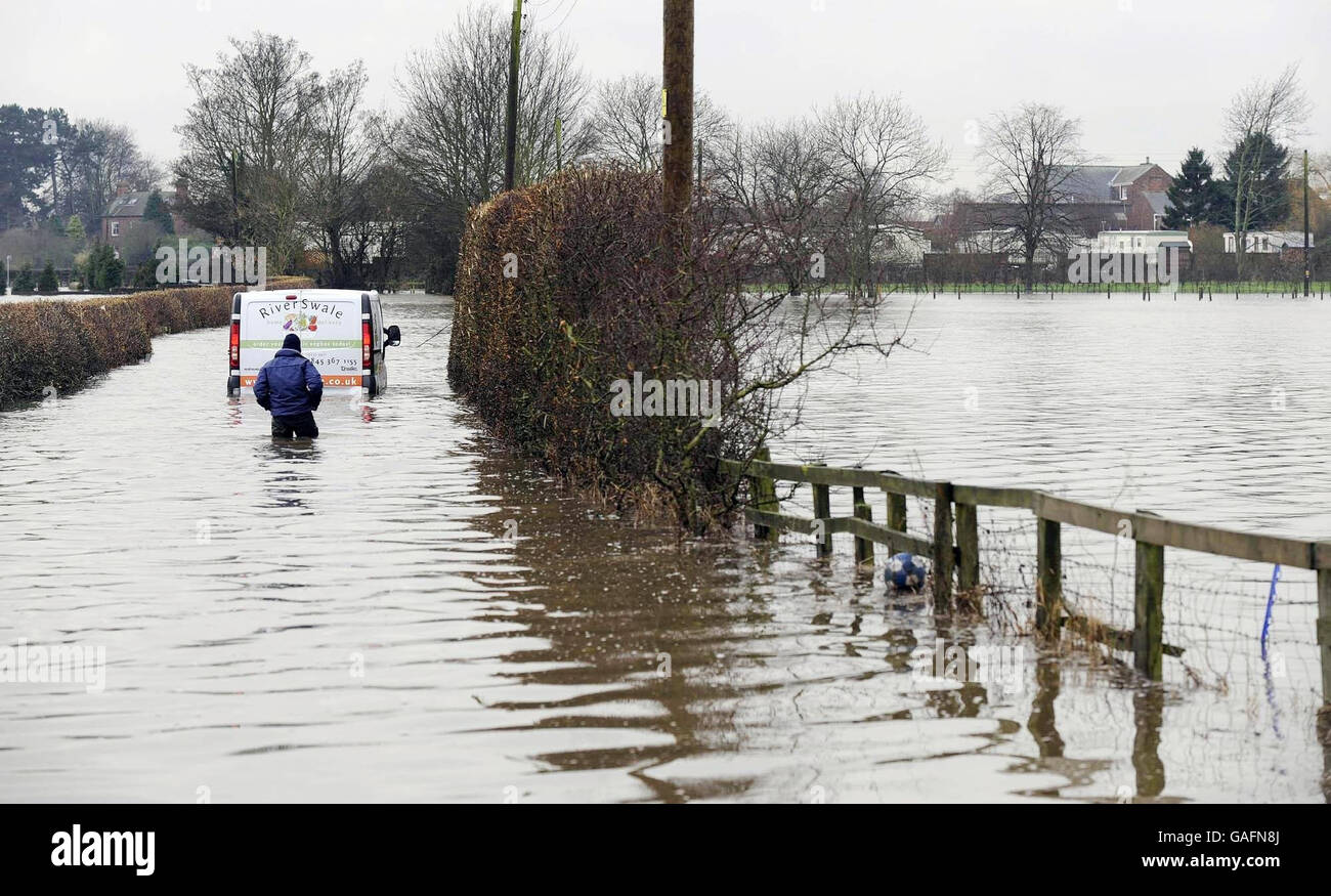 Continuing flooding in UK Stock Photo - Alamy