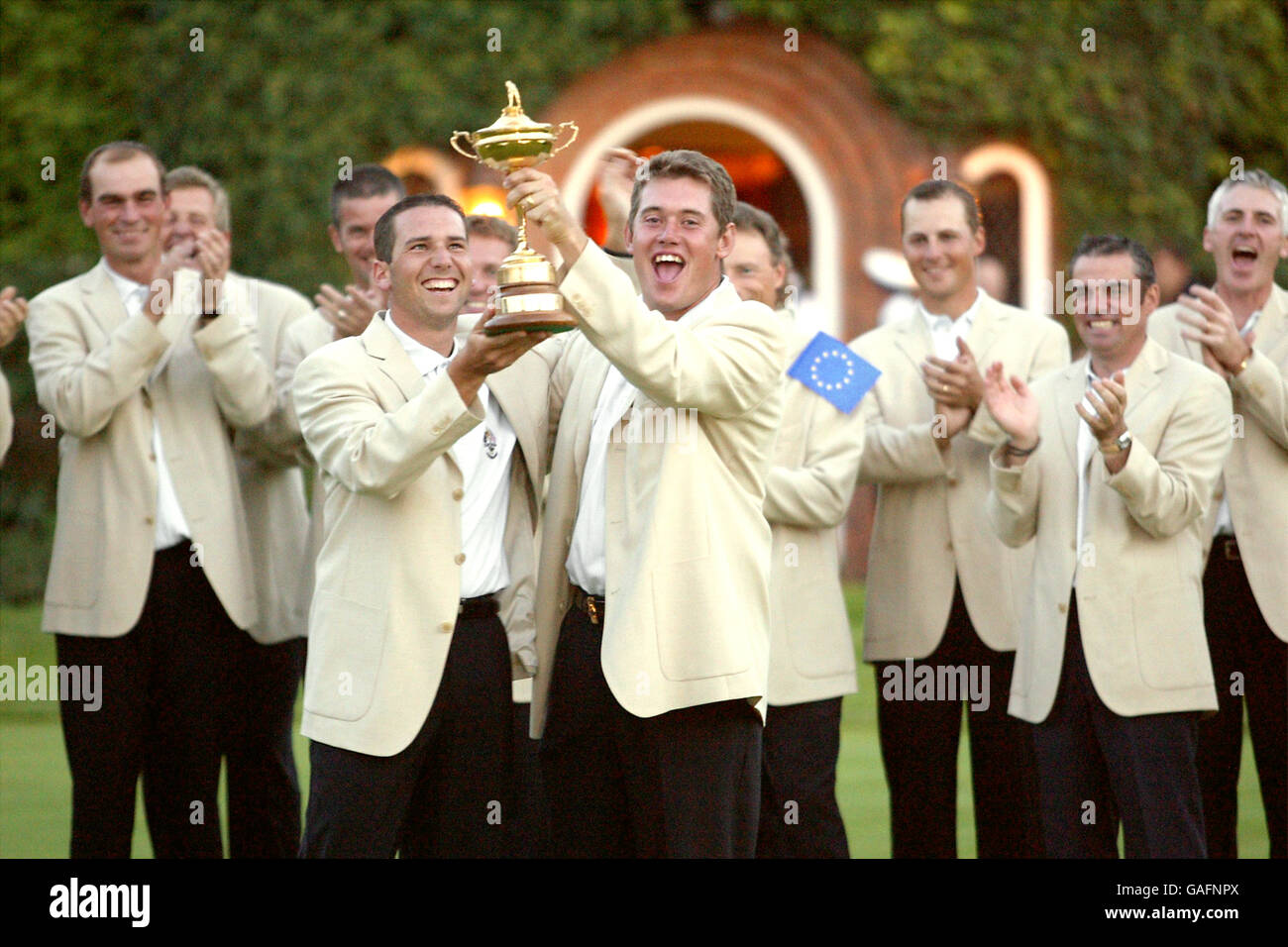 Emp19 westwood garcia celeb ryd 2010rydercuphistory hi-res stock ...