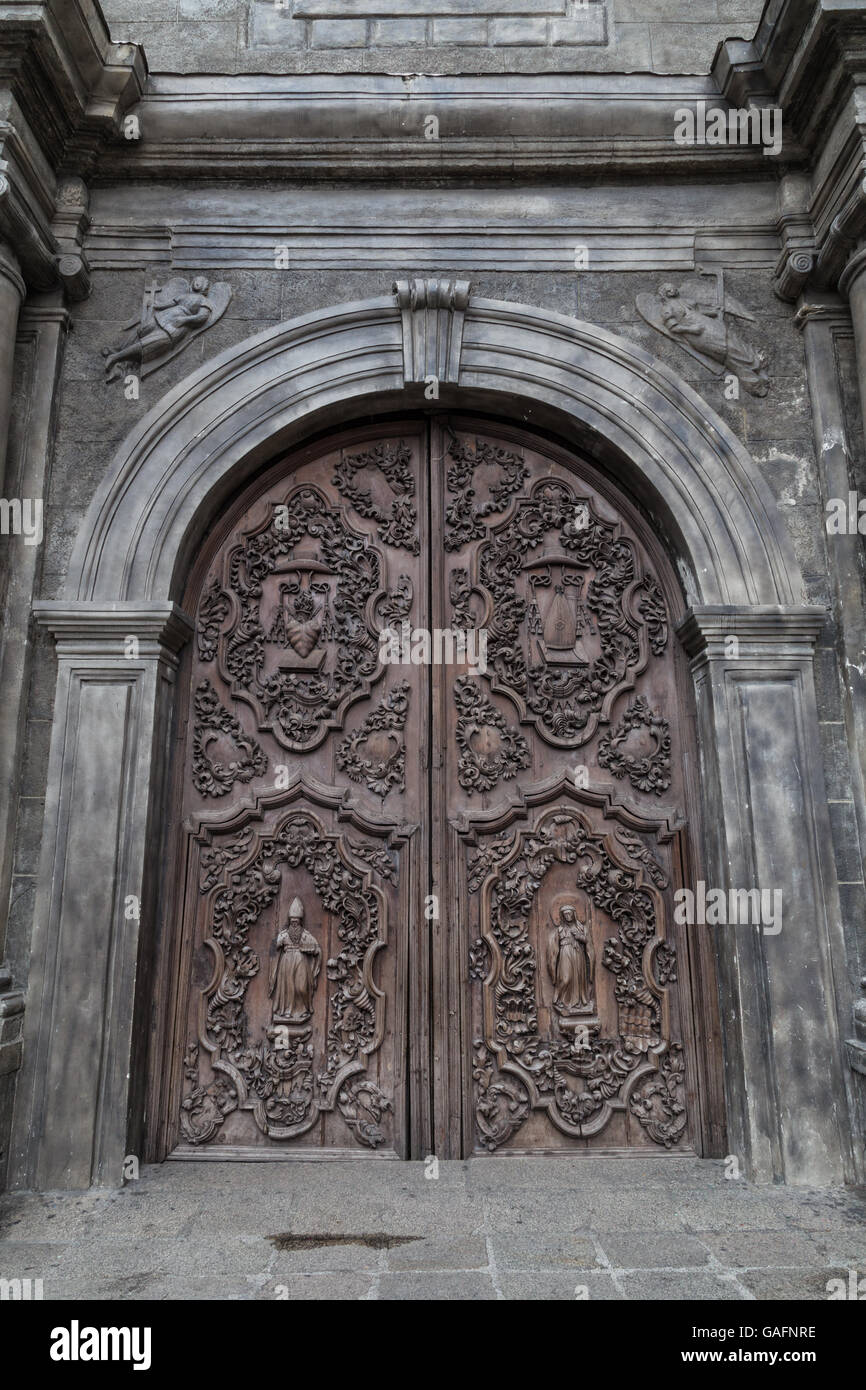 San Agustin Church Intramuros Manila was the only building left ...