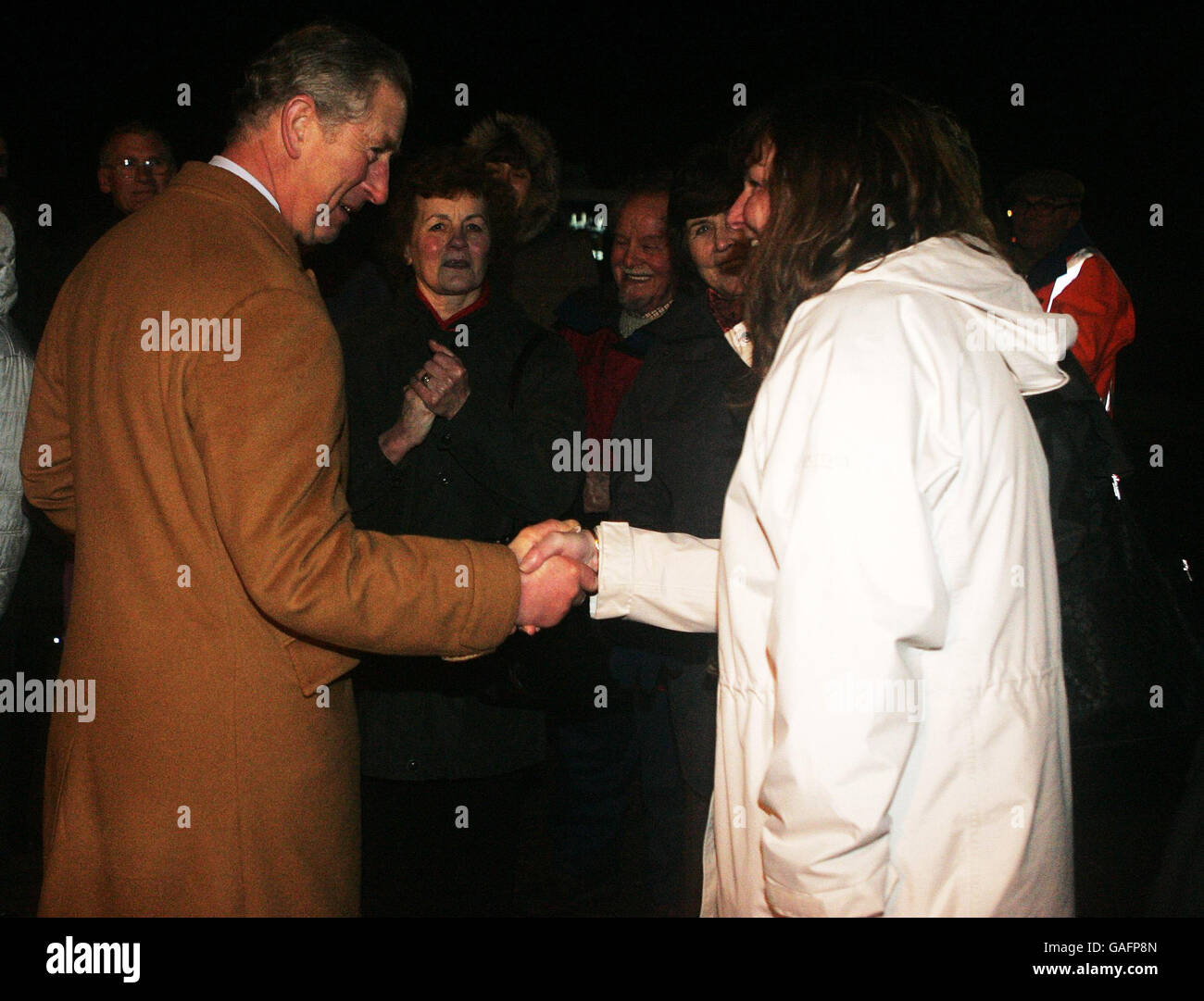 The Prince Charles meets members of the public during a visit to open ...