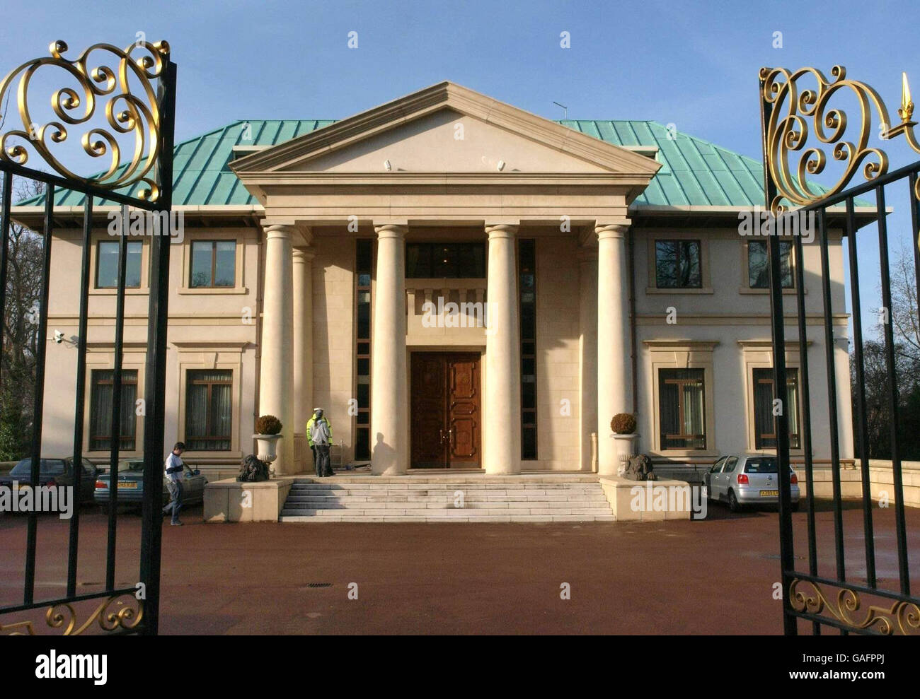 A general view of toprak mansion on bishops avenue hi-res stock ...