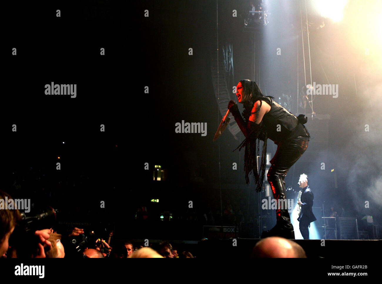 Marilyn manson concert hi-res stock photography and images - Alamy