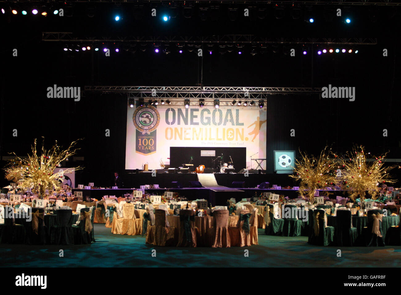 Soccer - PFA Centenary Gala Dinner - Manchester G-Mex Centre. General ...