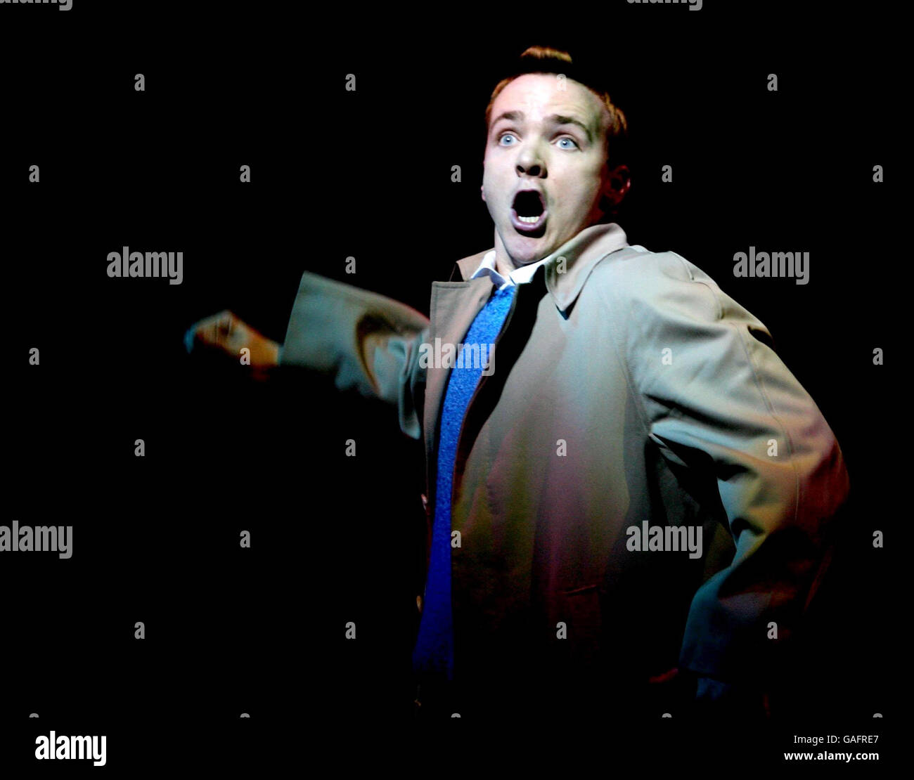 Matthew Parish plays Tintin as the cast of Herge's Adventures of Tintin ...