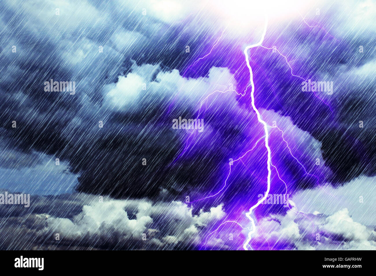 Big thunderstorm on the sky Stock Photo - Alamy