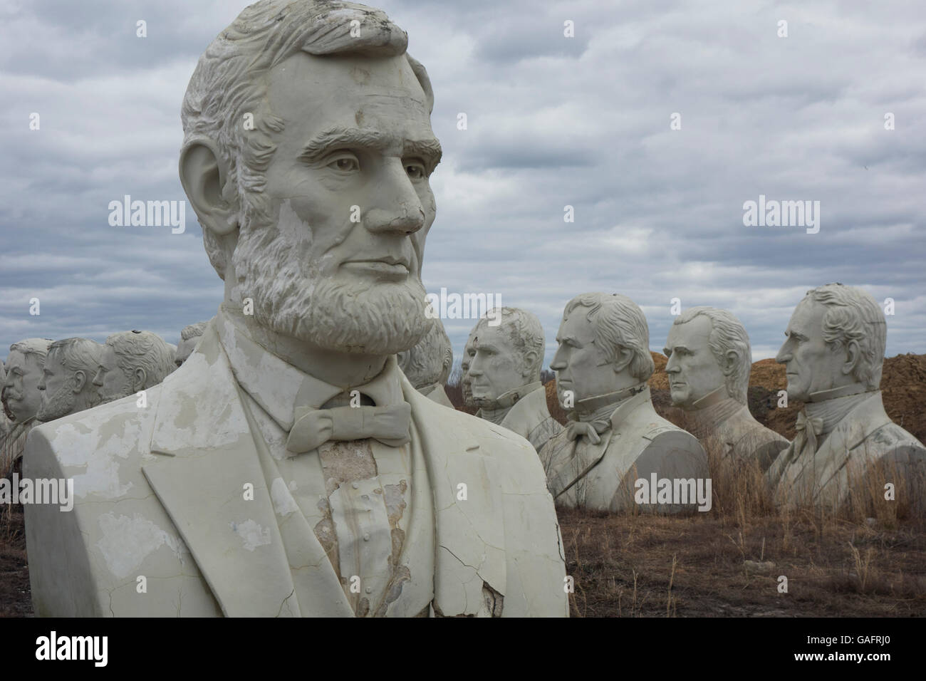 Virginia presidents park defunct museum Croaker VA Stock Photo - Alamy