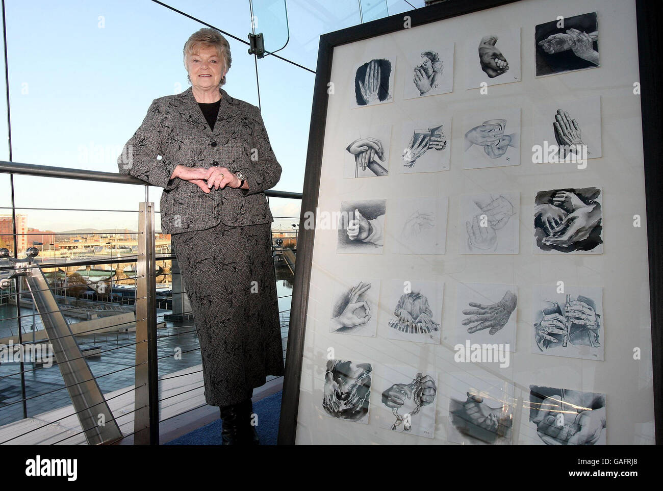 Carole rainey of the ulster society of women artists hi-res stock ...