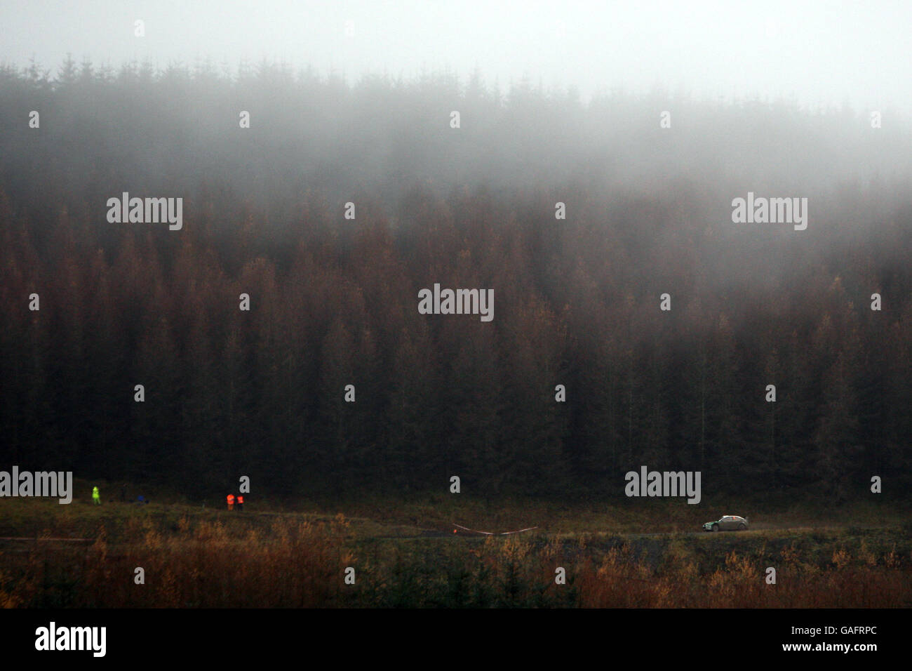 Matthew Wilson of Great Britain in the Ford Focus RS WRC 06 in Walters ...