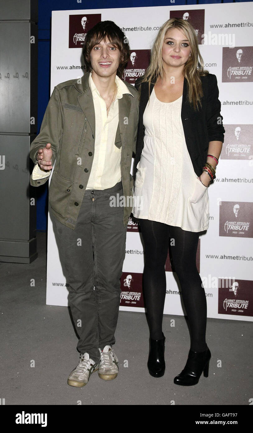 Paolo Nutini and his girlfriend Teri Brogan arrive for the Led Zeppelin ...
