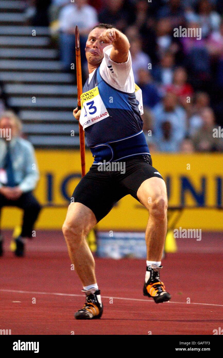 Athletics - Norwich Union British Grand Prix - Men's Javelin. Great ...