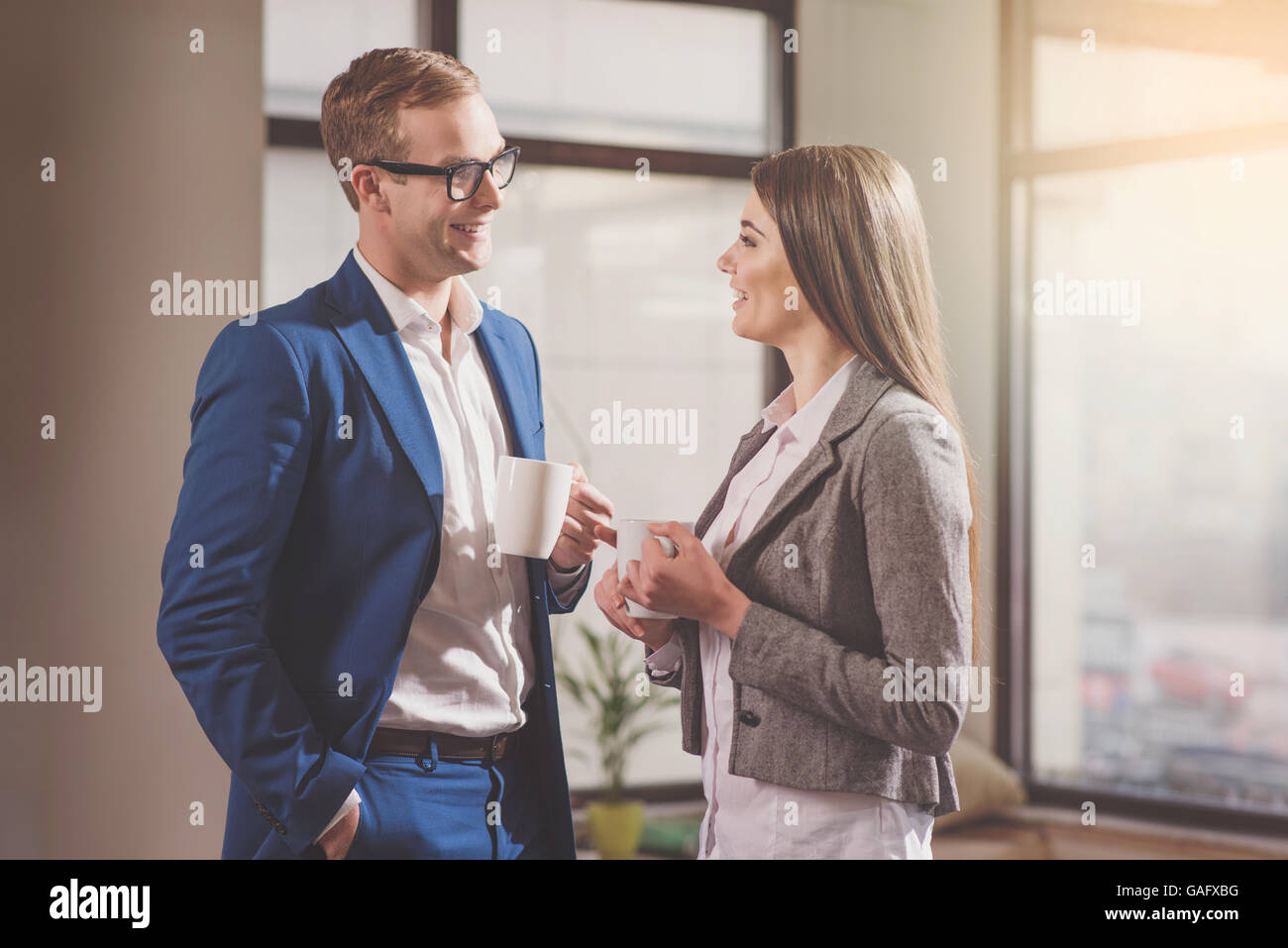 Modern business world Stock Photo - Alamy