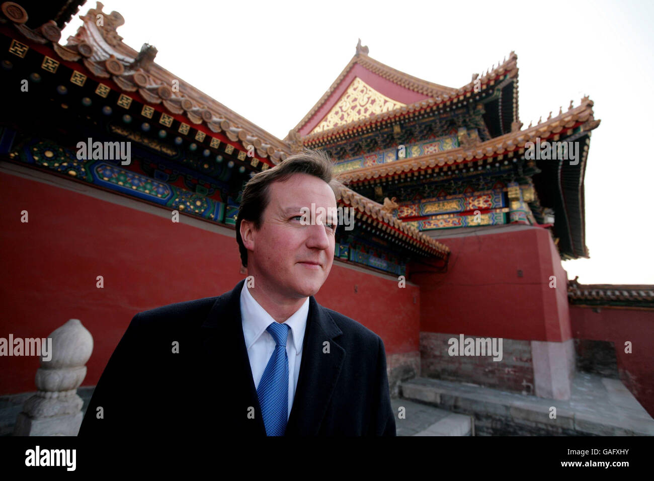David Cameron visits China Stock Photo - Alamy