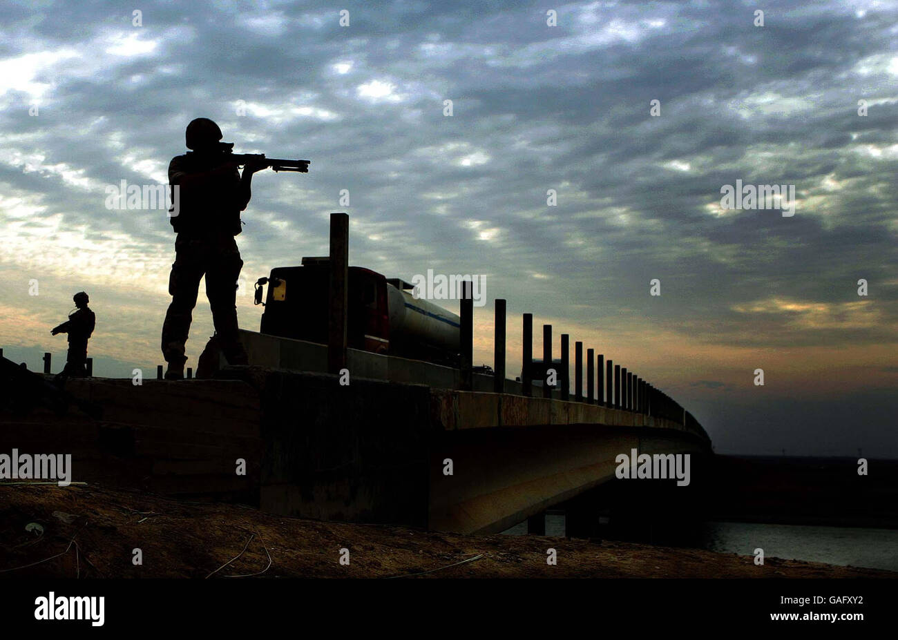 Raf regiment vehicle checkpoint hi-res stock photography and images - Alamy