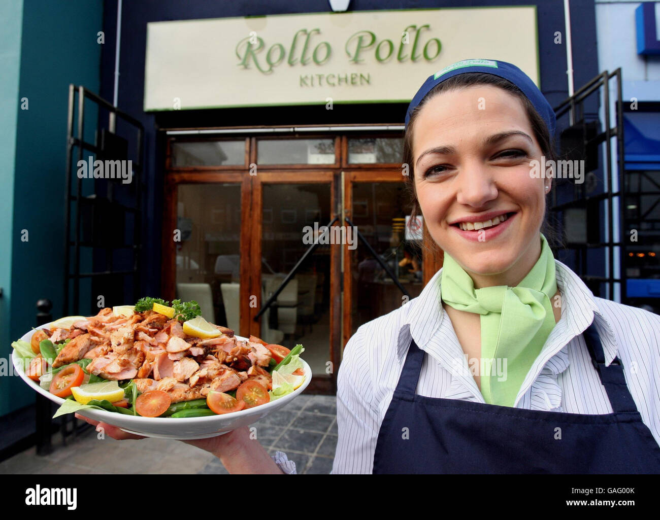 Belfast's healthy fast-food eatery Stock Photo - Alamy
