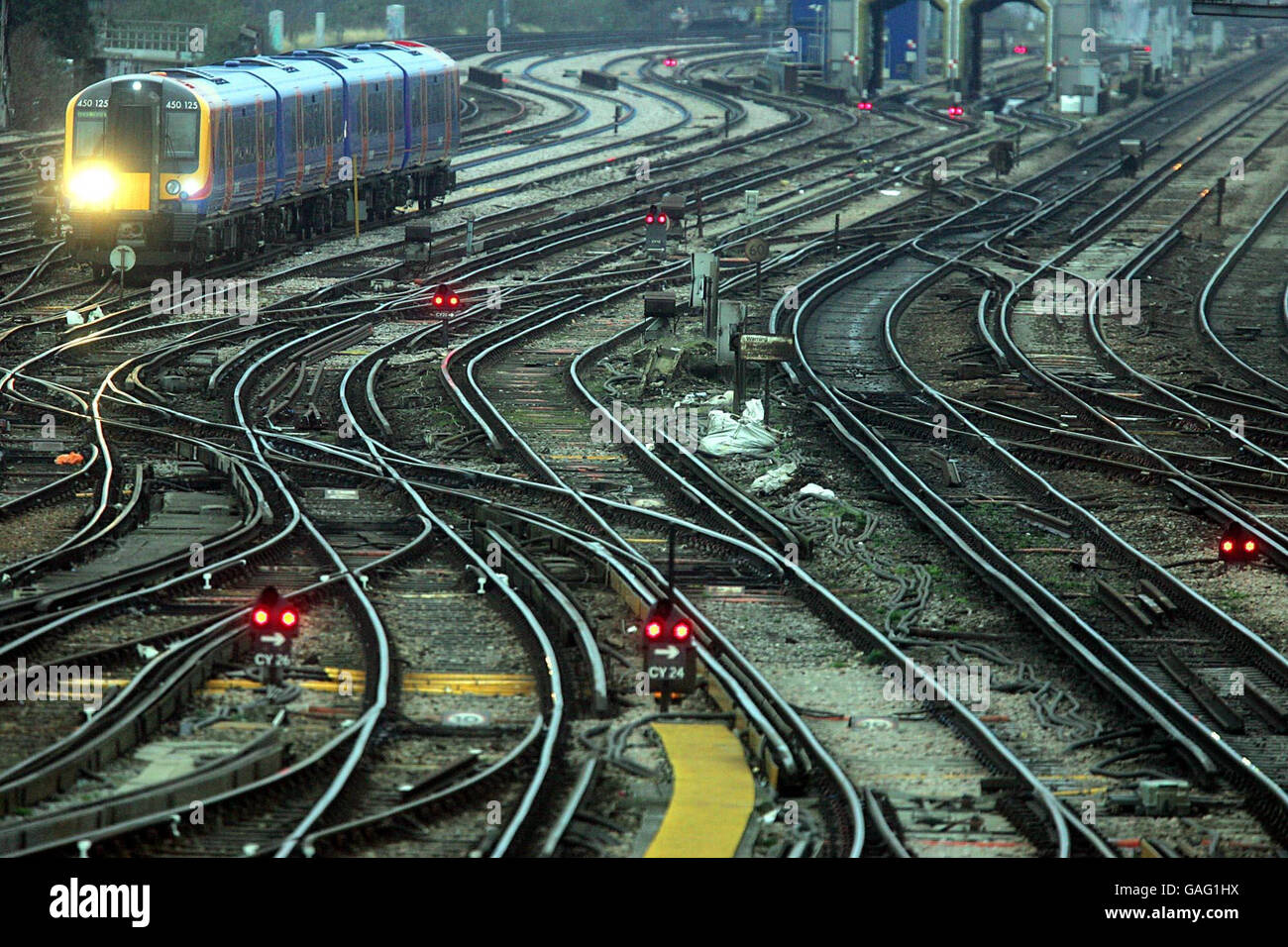 Clapham Junction Stock Stock Photo - Alamy