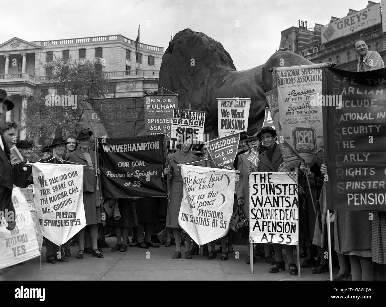 UK Politics - Protests & Demonstrations - Spinsters Rally - London ...