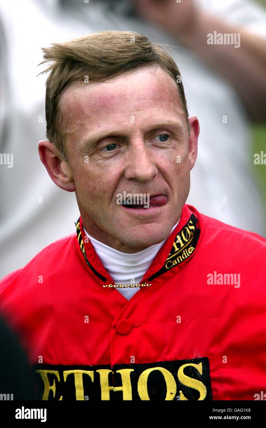 Kevin Darley following his victory in the St Leger on Bollin Eric Stock ...