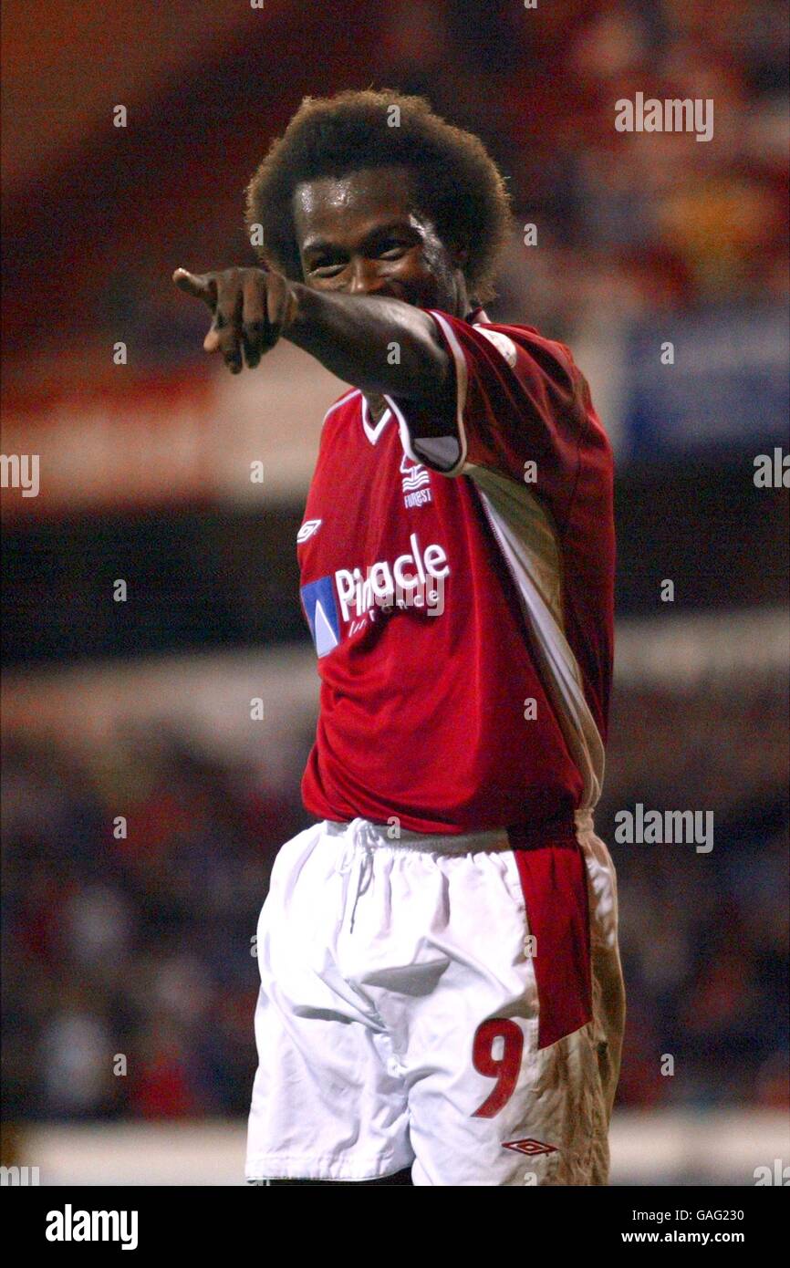 Nottingham Forest's David Johnson celebrates his goal against ...