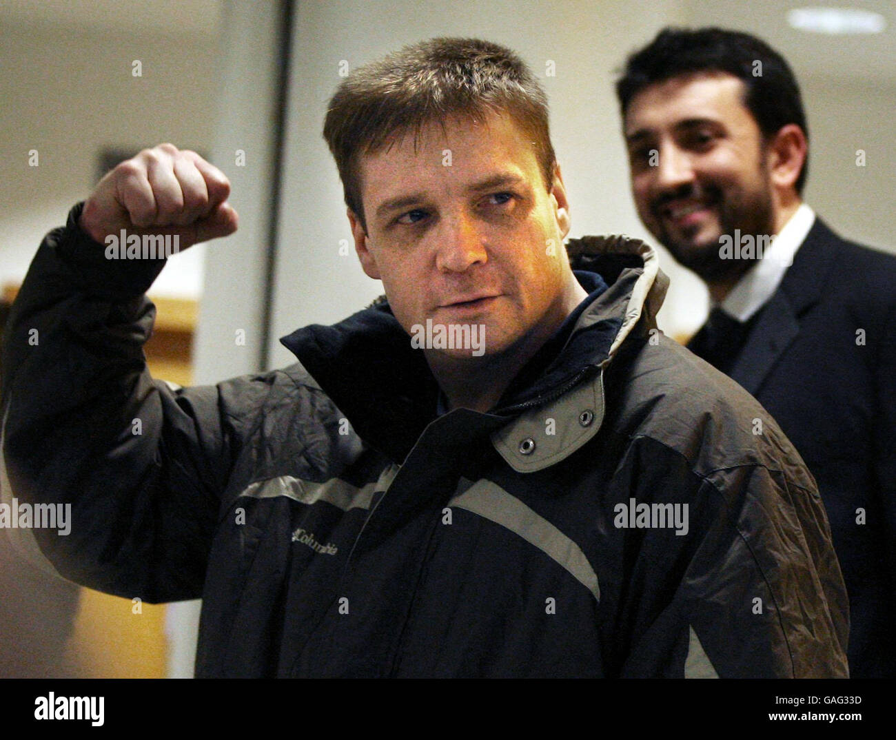 Kenny Richey arrives back in UK Stock Photo - Alamy
