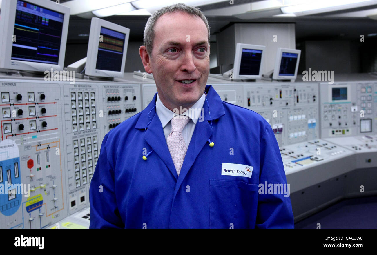The control room at sizewell b nuclear power station hi-res stock ...