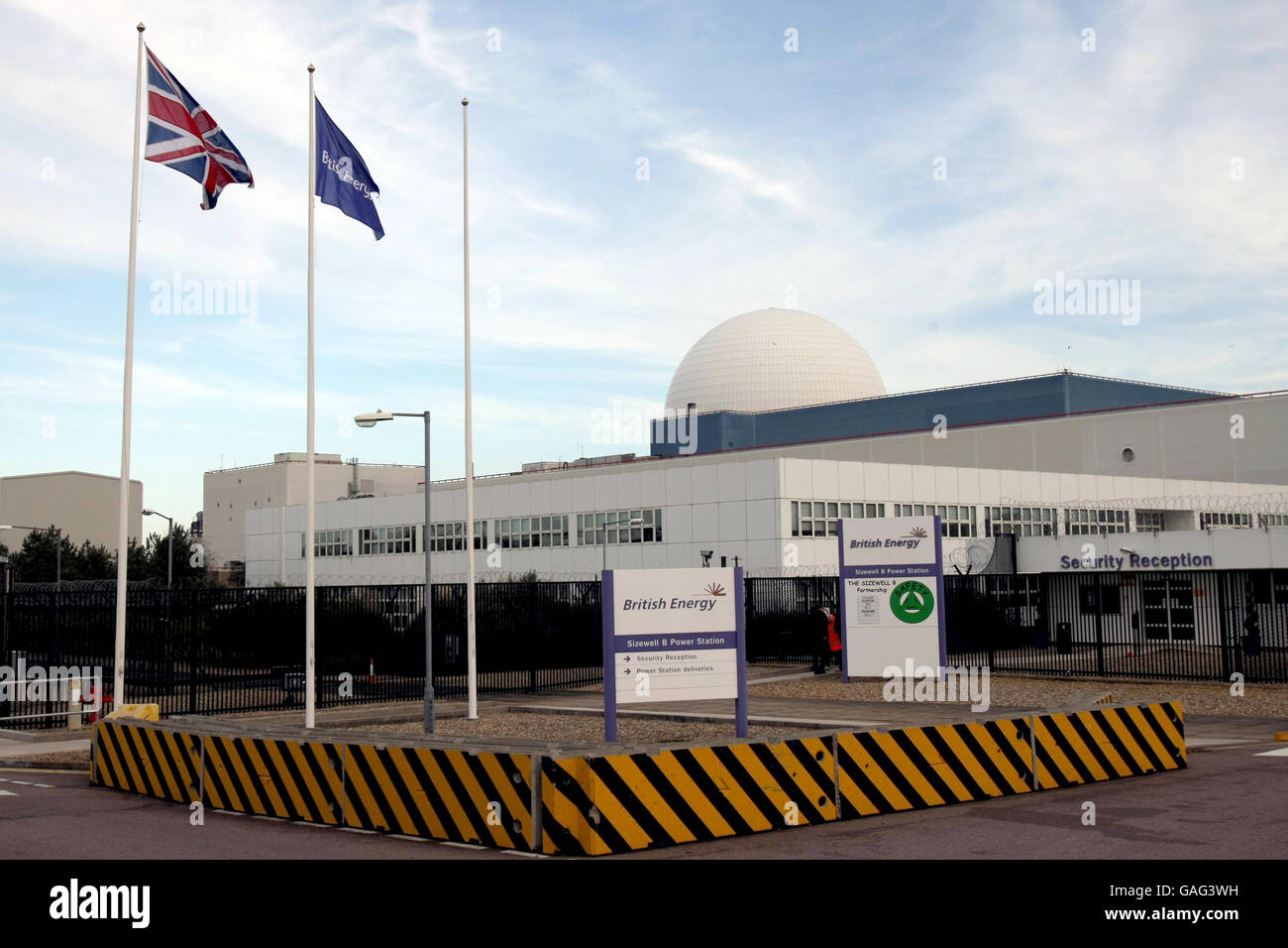 General view of Sizewell B Nuclear Power Station, in Sizewell, Suffolk ...