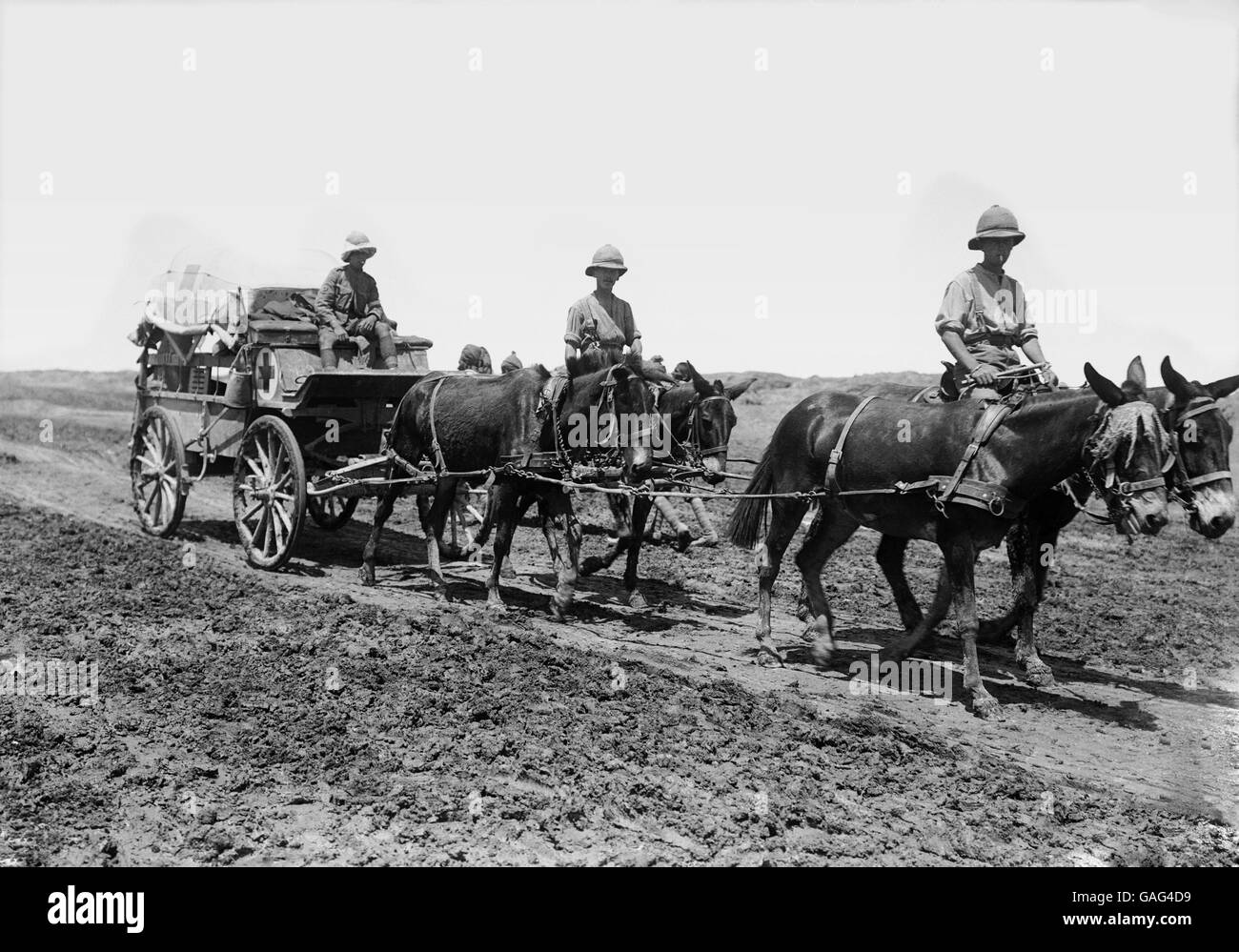 World War One - British Empire - Middle east Front - 1916 Stock Photo ...