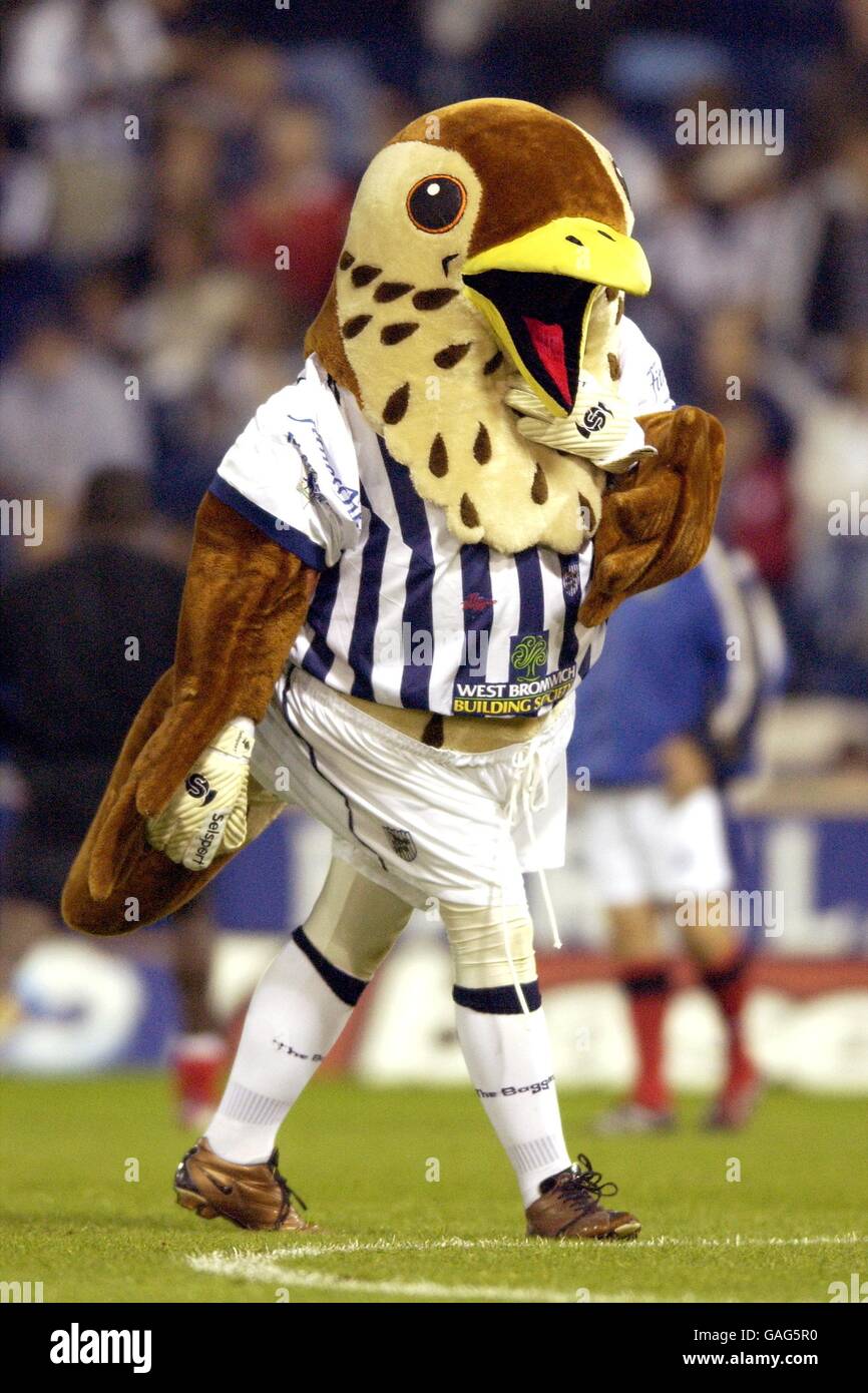 West bromwich albions mascot baggie bird hi-res stock photography and ...