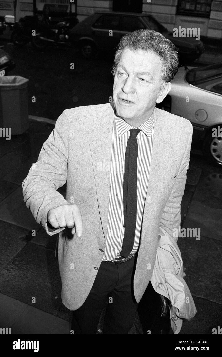 Ken Gill, General Secretary of the Amalgamated Union of Engineering ...