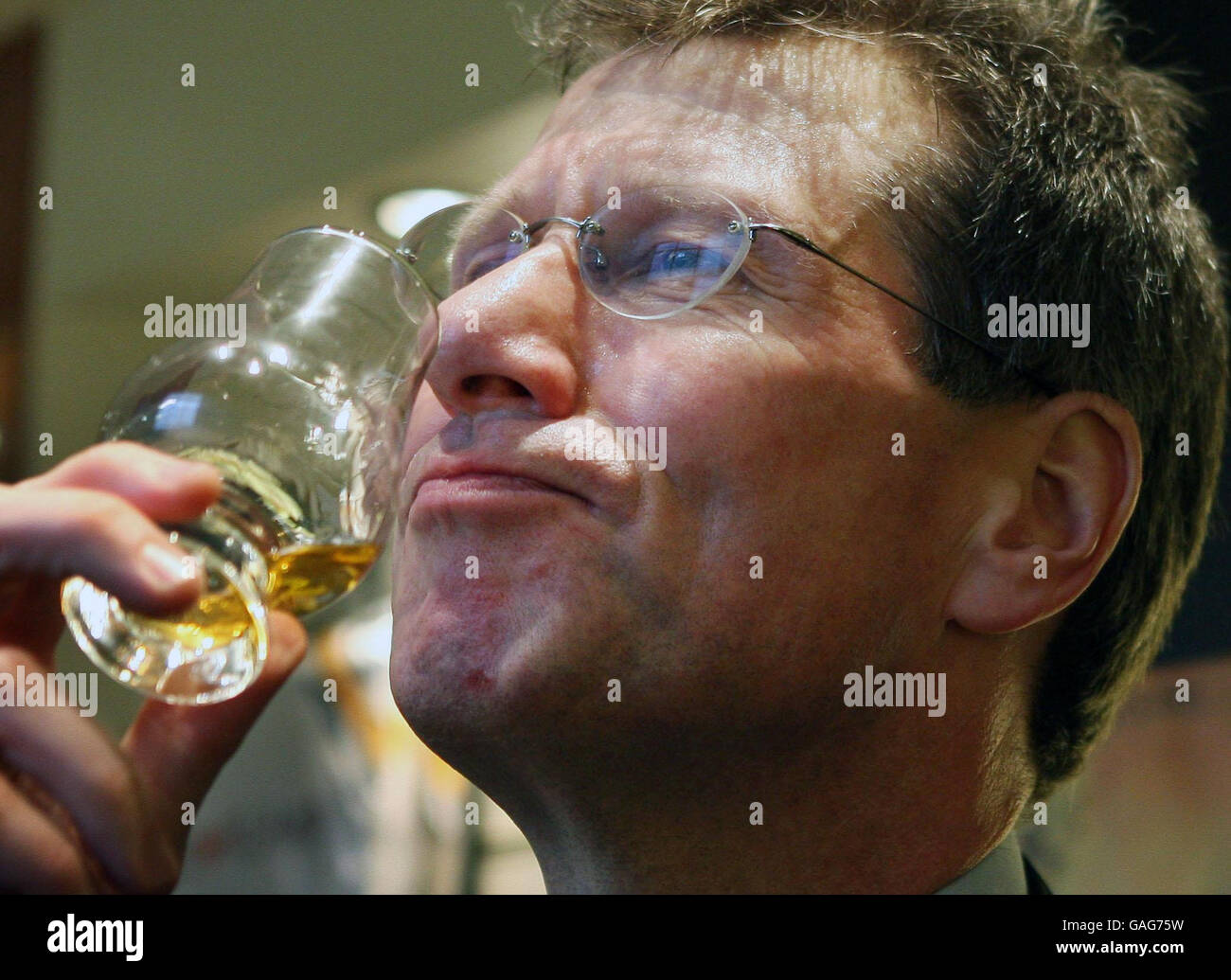 Scottish Justice minister Kenny MacAskill visiting the Scotch Whisky ...