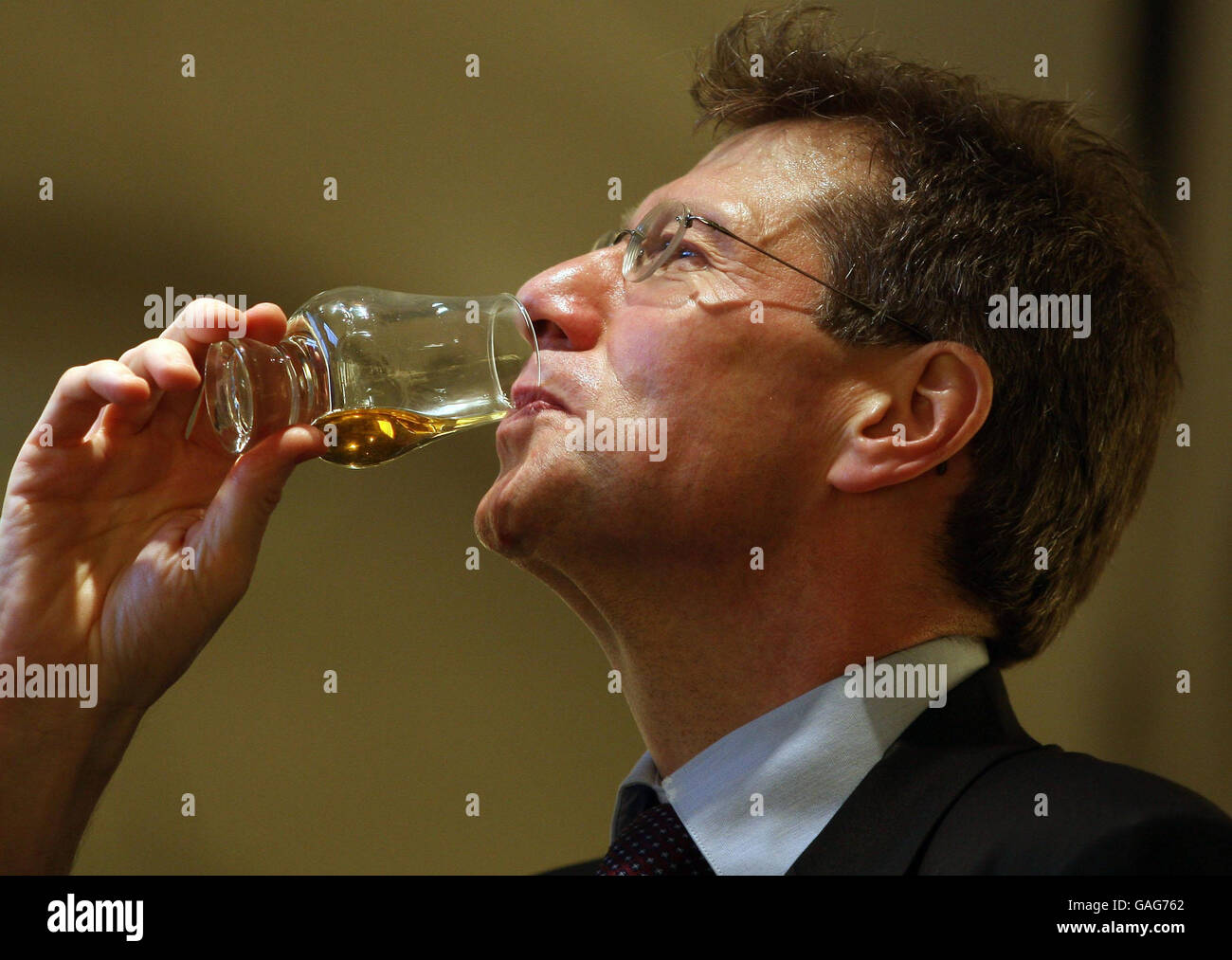 Scottish Justice minister Kenny MacAskill visiting the Scotch Whisky ...