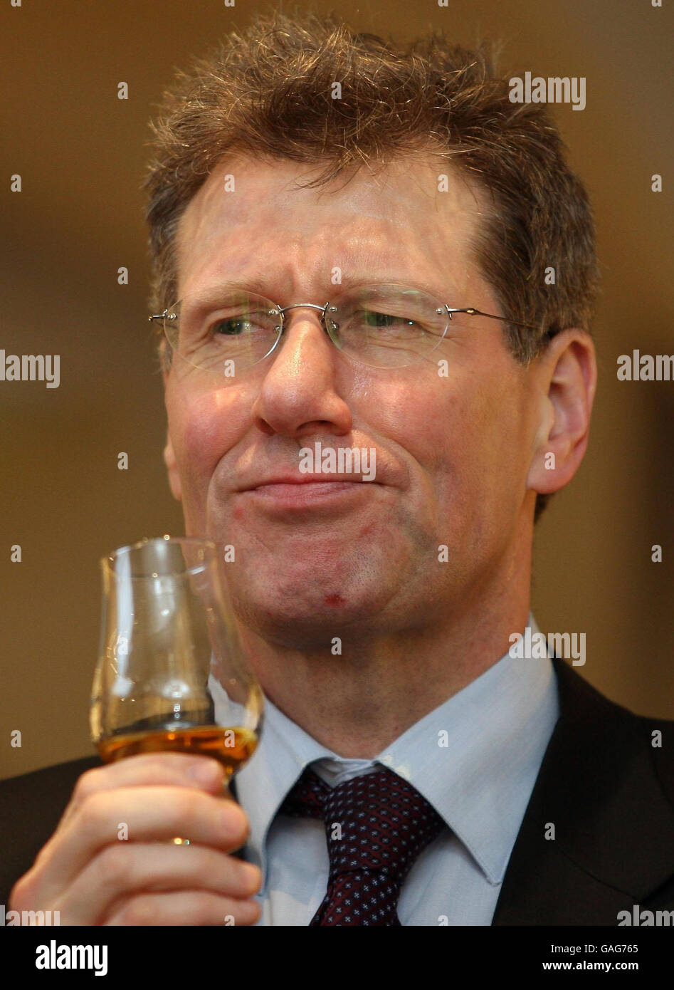 Scottish Justice minister Kenny MacAskill visiting the Scotch Whisky ...