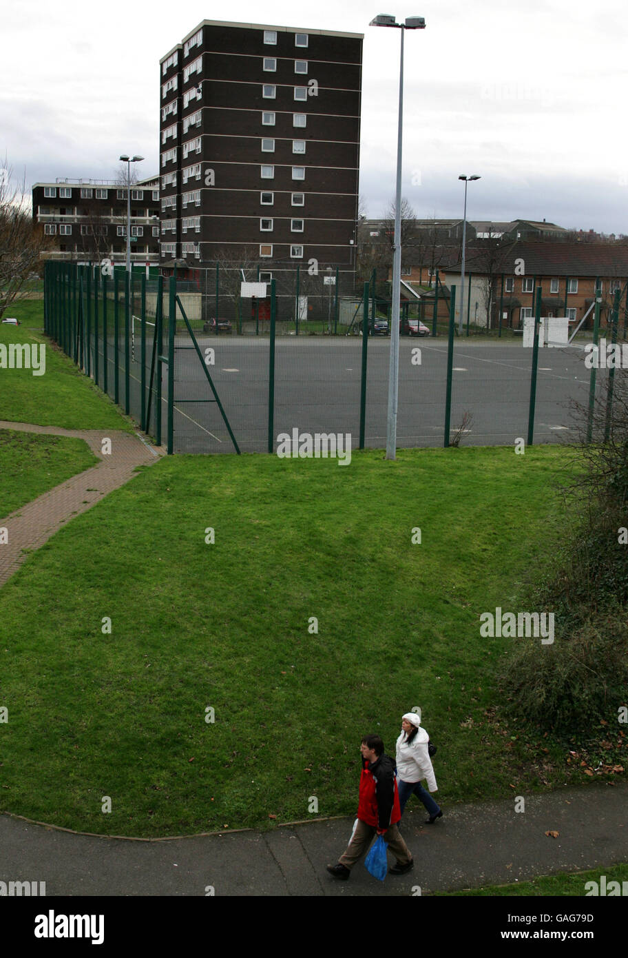 Stock - Urban Decay. Heath Town Estate in Wolverhampton Stock Photo - Alamy