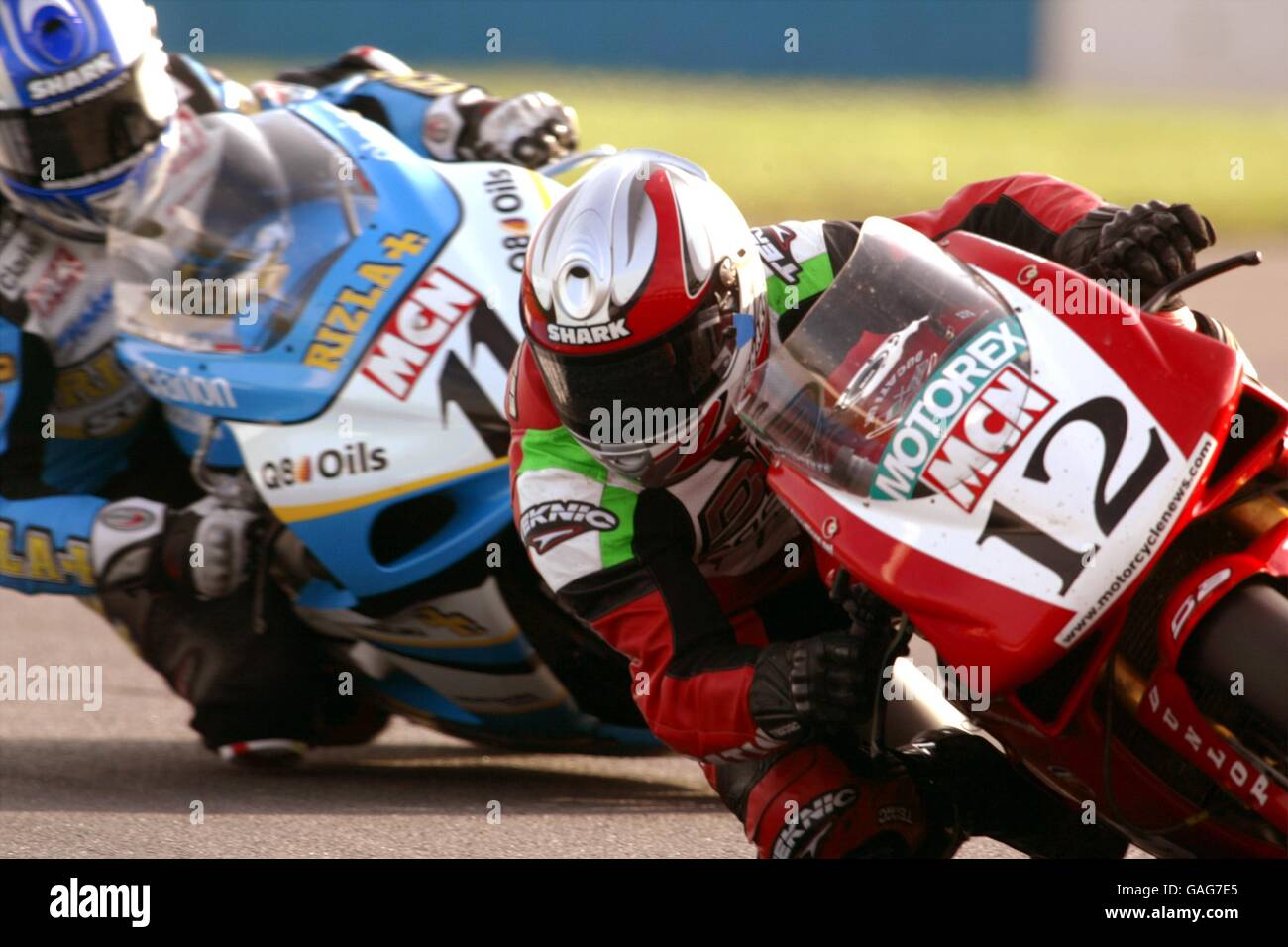 Ducati racing takes the ahead of karl harris hi-res stock photography ...