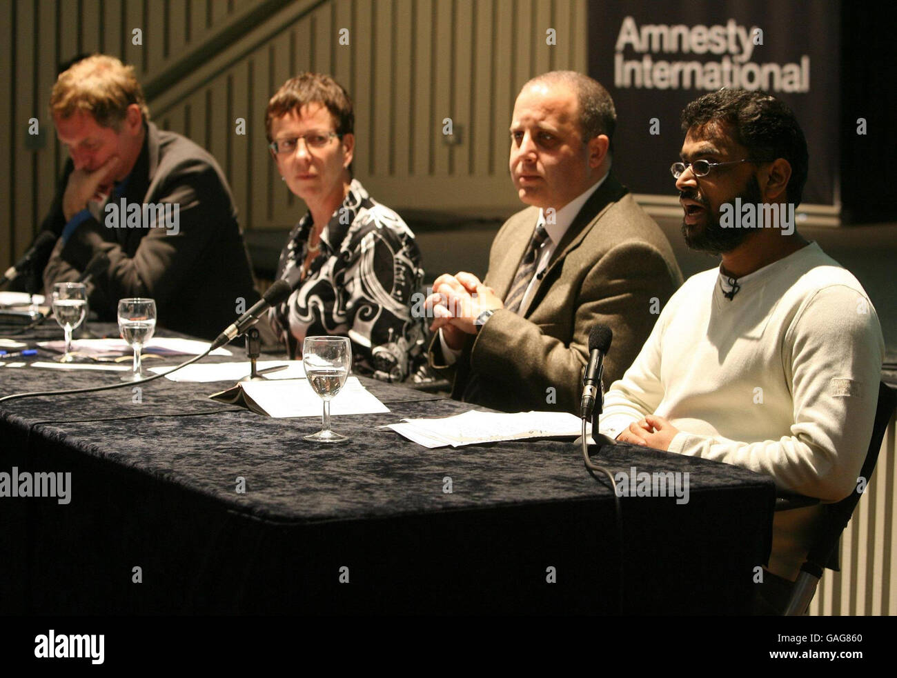 (Right to Left) Former Guantanamo detainee and poet Moazzam Begg, the ...