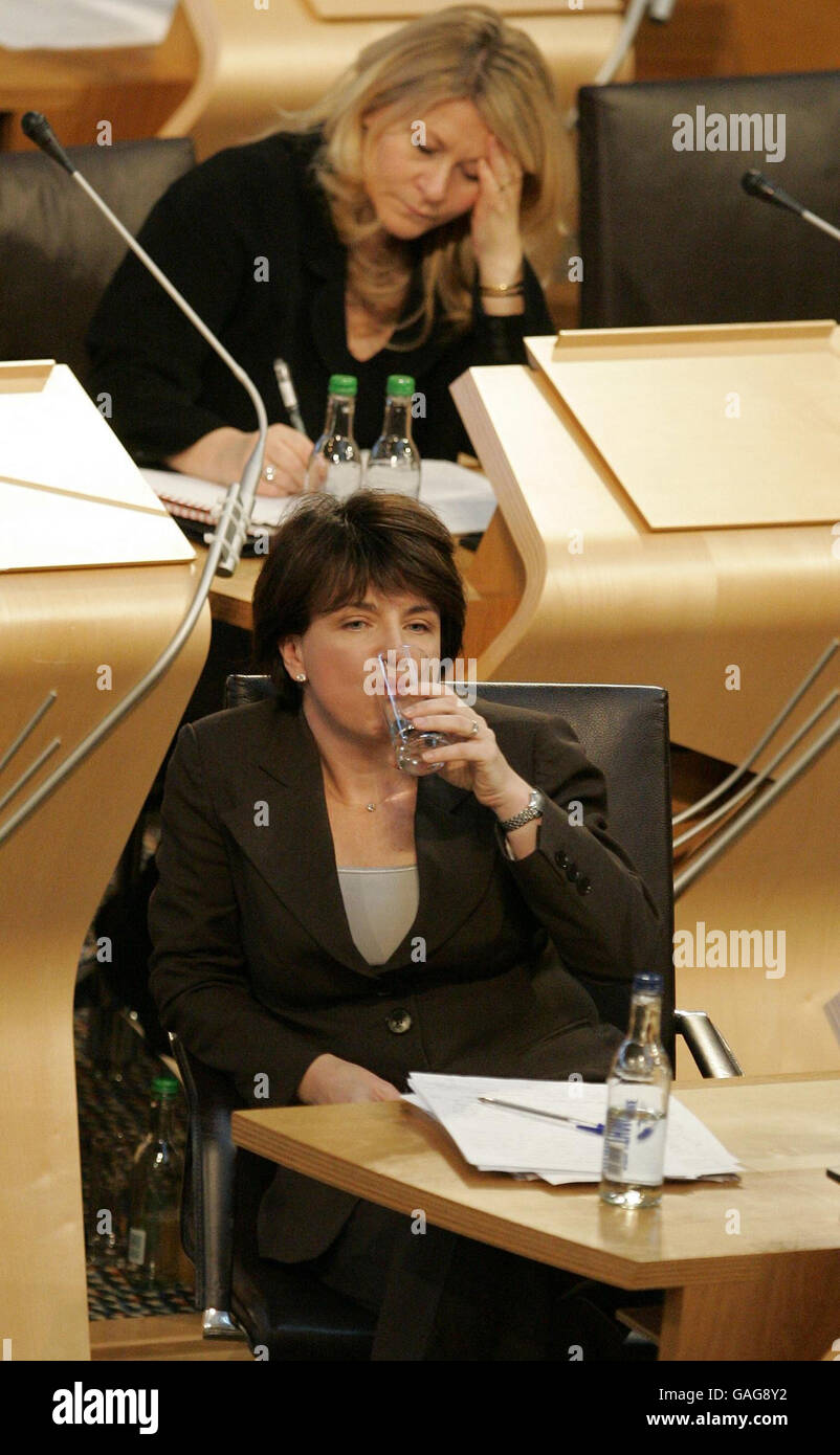 Scotland's Labour leader Wendy Alexander during First Minister's ...