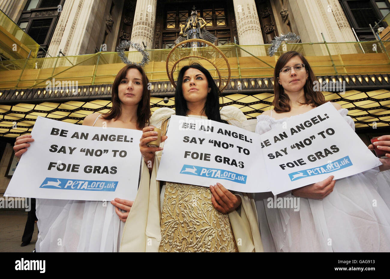 Members of pressure group Peta (People for the Ethical Treatment of ...