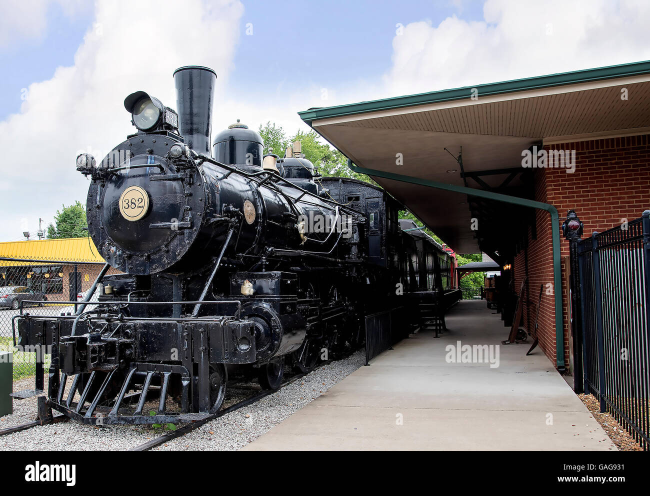 Ole 382 or the Cannonball Engine at the Casey Jones Railway Museum at ...
