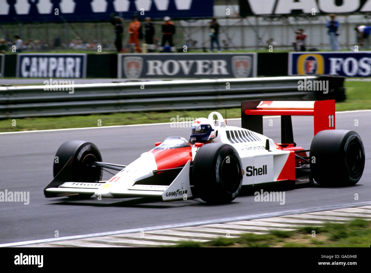 Motor Racing - British Grand Prix. France's Alain Prost in action at ...