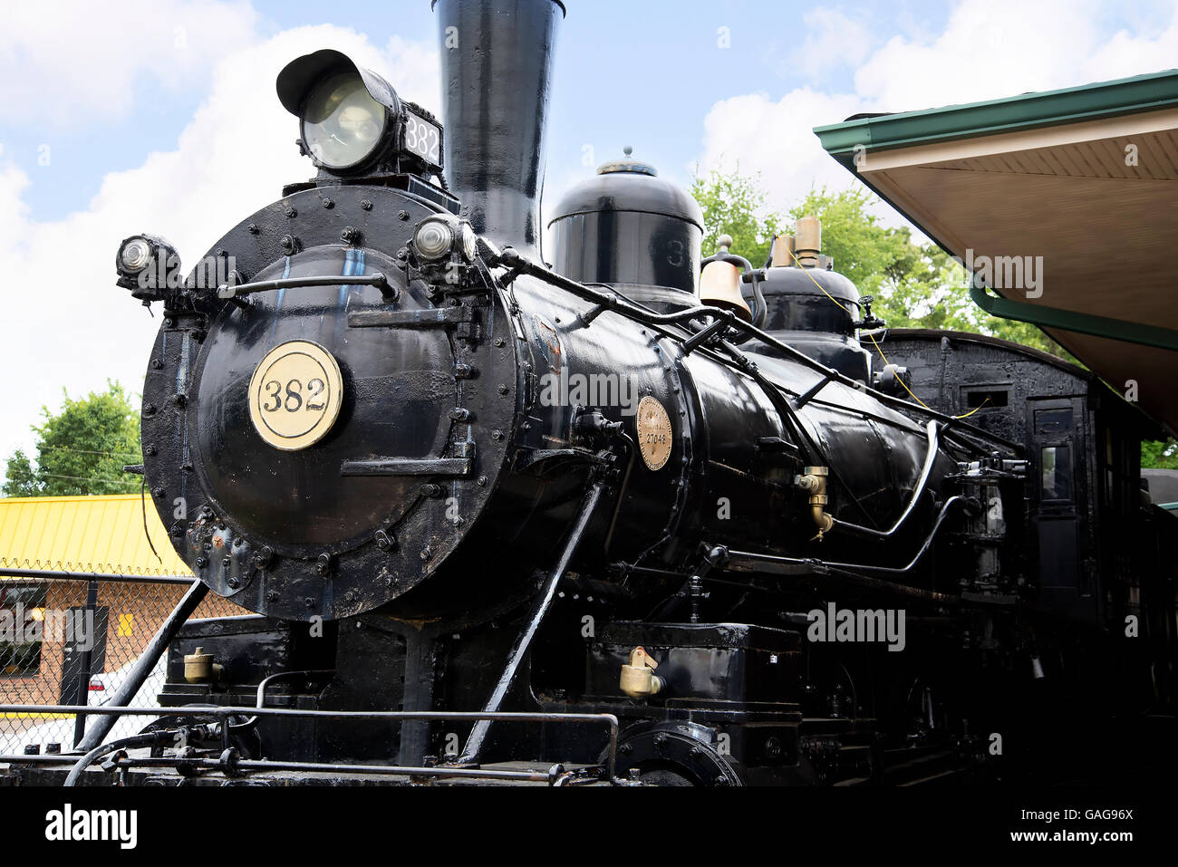 Ole 382 or the Cannonball Engine at the Casey Jones Railway Museum at ...