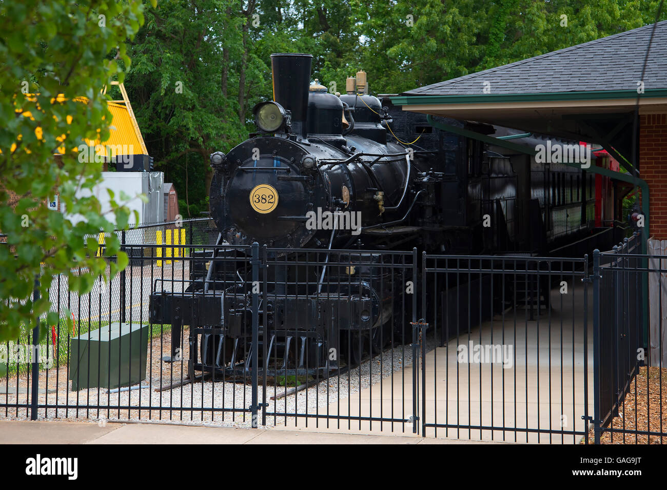 Ole 382 or the Cannonball Engine at the Casey Jones Railway Museum at ...