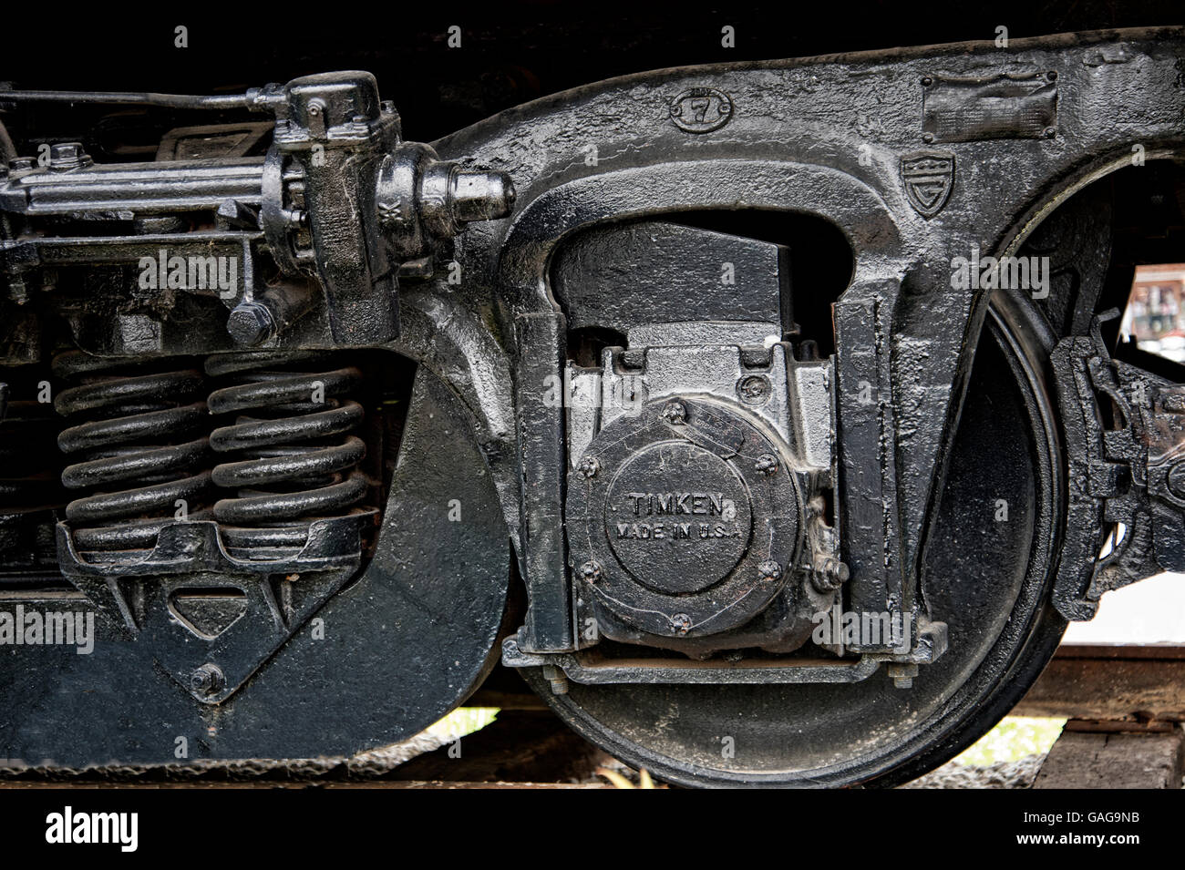 Details of Engine at the Casey Jones Railway Museum at Jackson ...