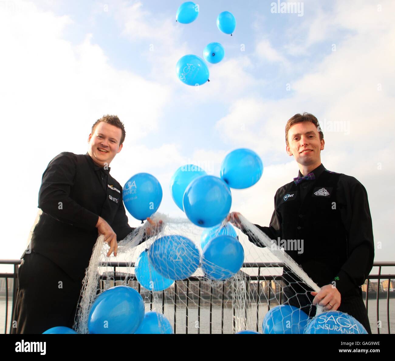 Snooker stars Ken Doherty and Shaun Murphy officially launch the SAGA ...