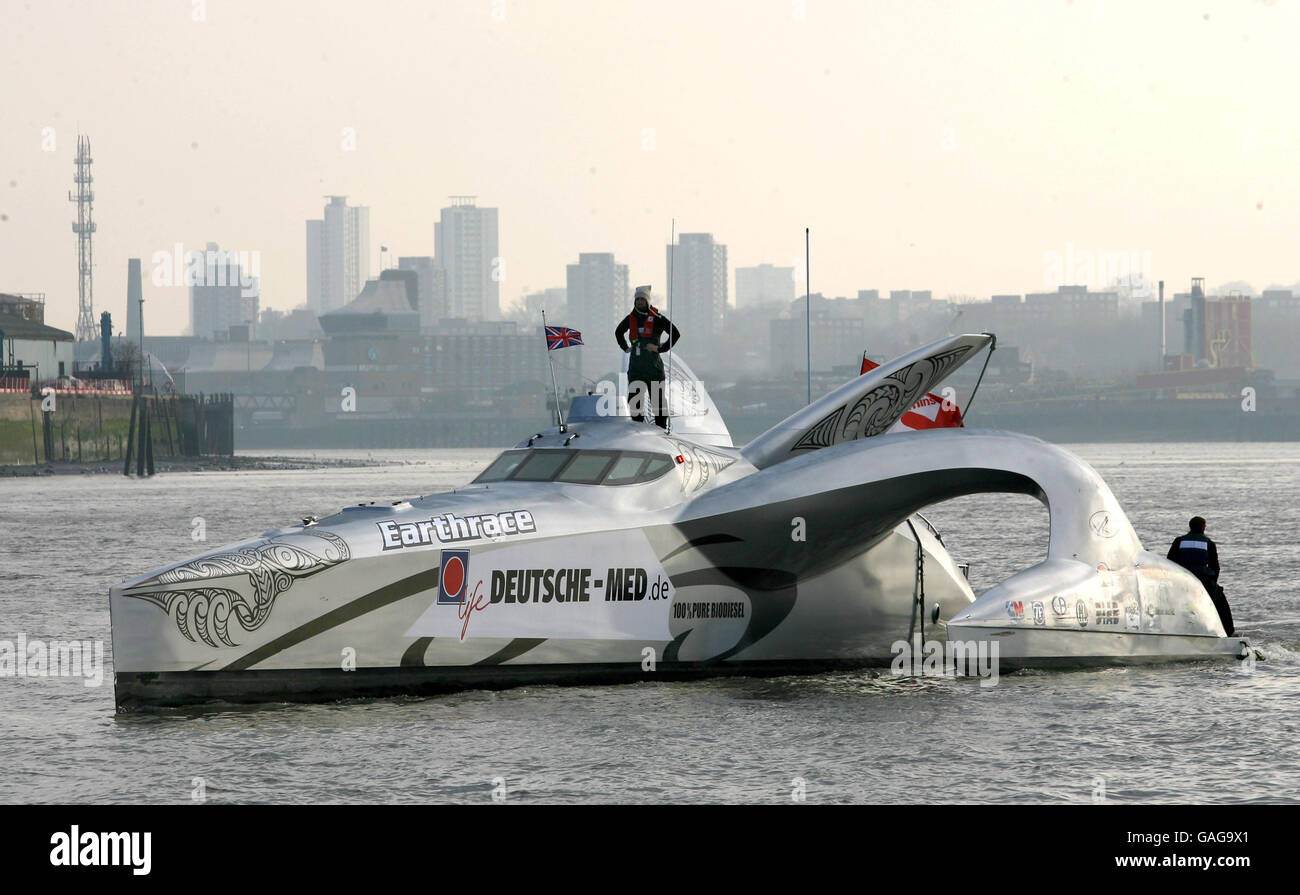 Earthrace, the fastest eco boat on the planet fuelled entirely on 100% ...