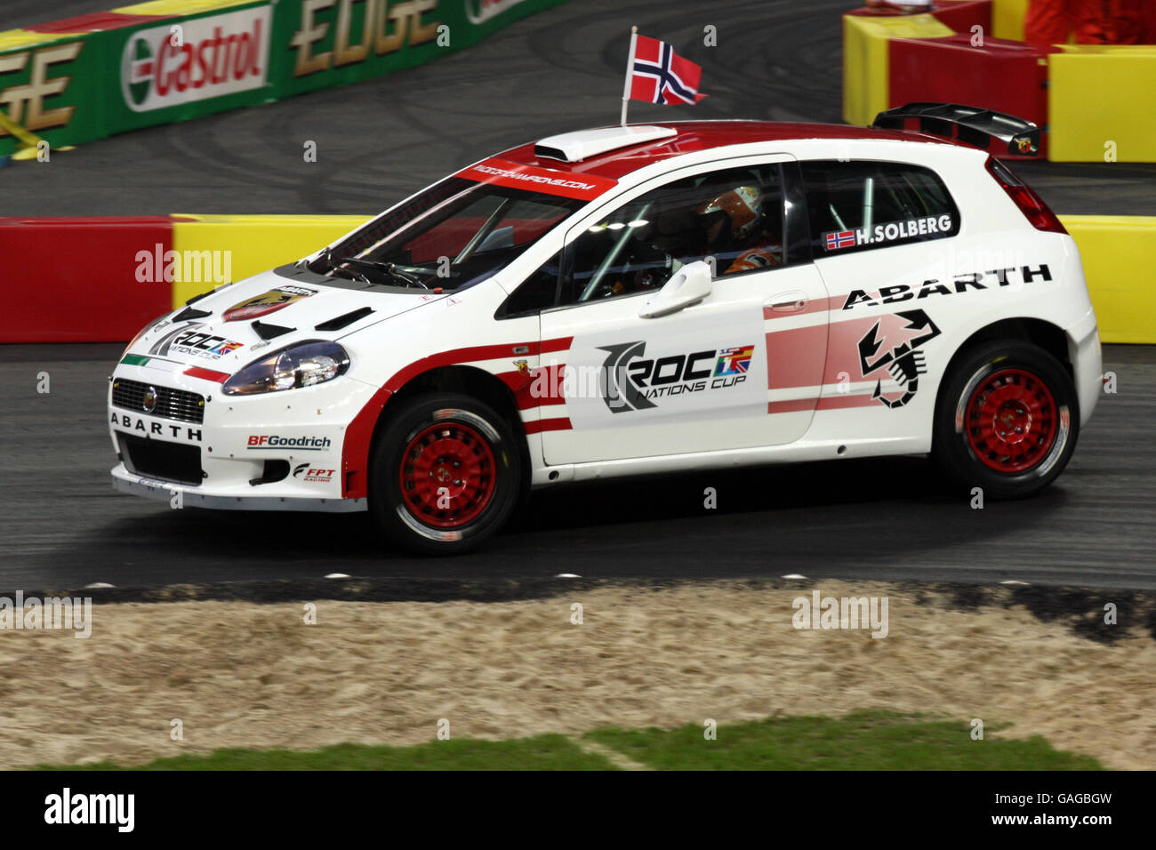 Norway's Henning Solberg Competes in the Nations Cup at Wembley Stadium ...