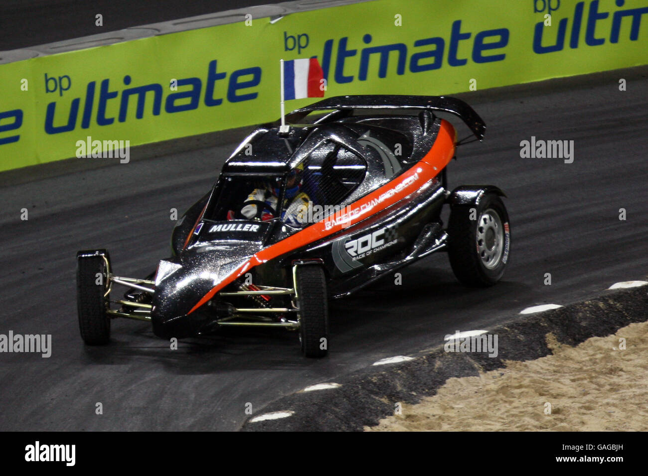 Motor racing race of champions wembley stadium hi-res stock photography ...