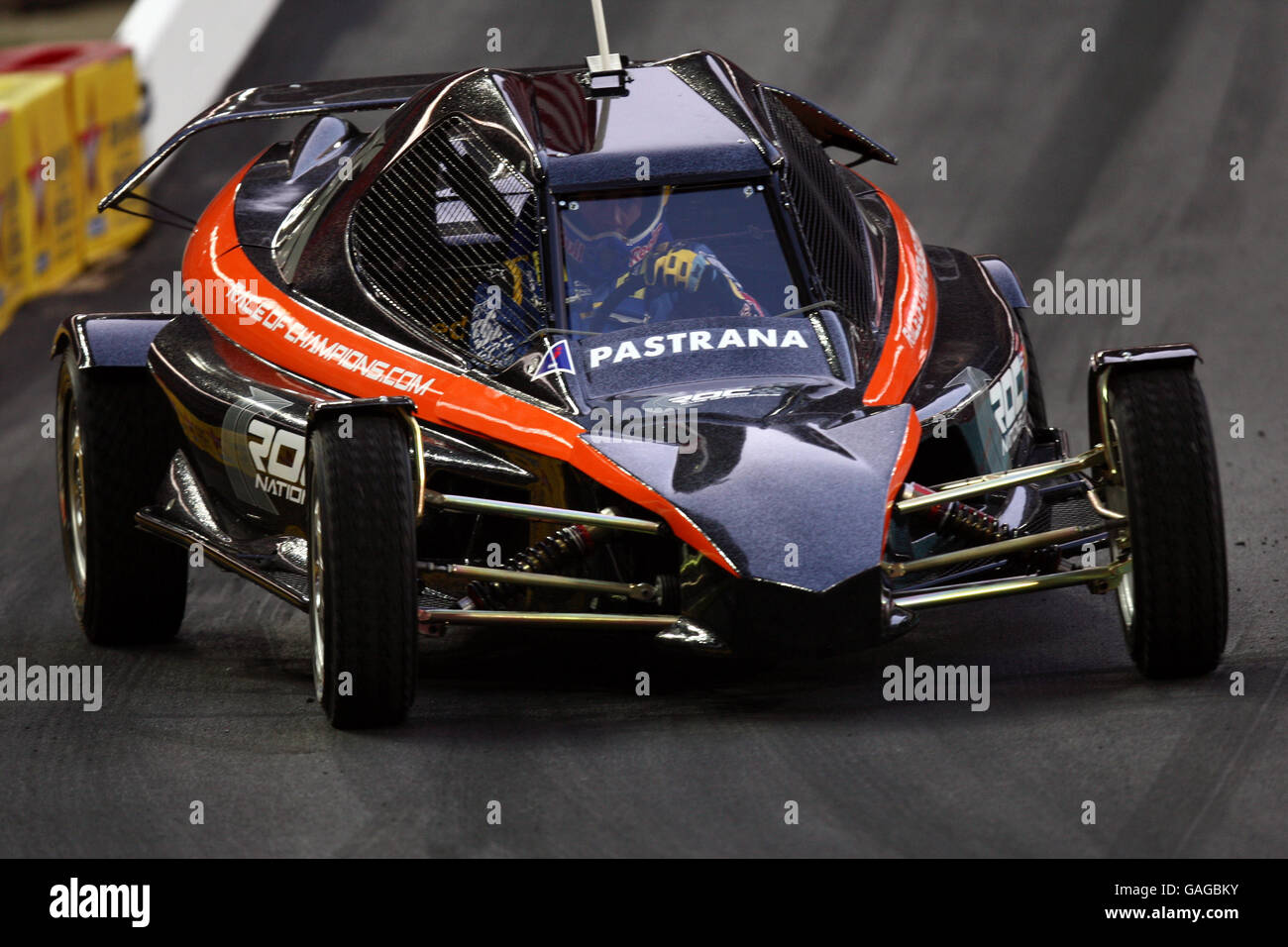 Motor racing race of champions wembley stadium hi-res stock photography ...