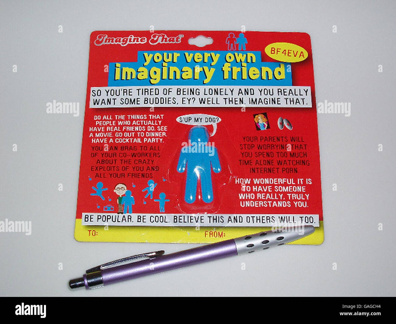 The Diabolical Gift People's 'Imaginary Friend' Stock Photo - Alamy