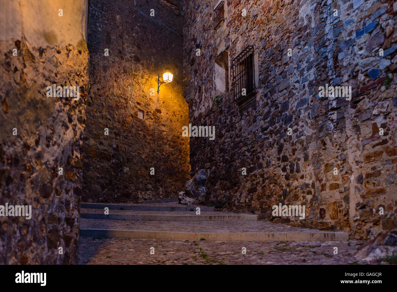 Caceres city night hi-res stock photography and images - Alamy