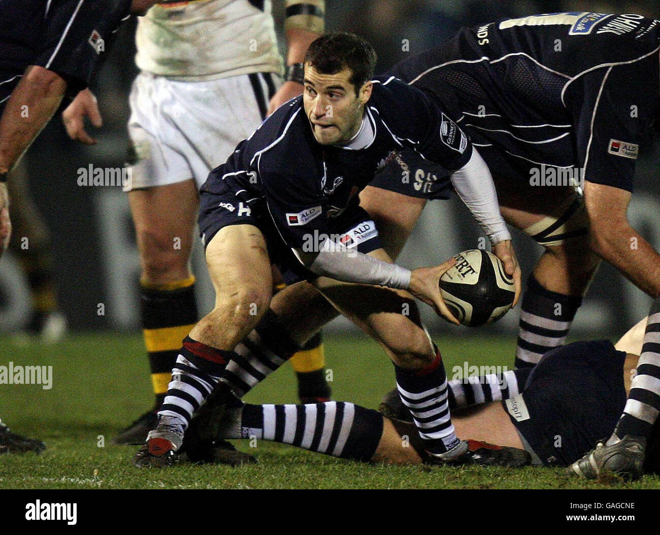 Bristol's Haydn Thomas in action against Wasps during the Guinness ...